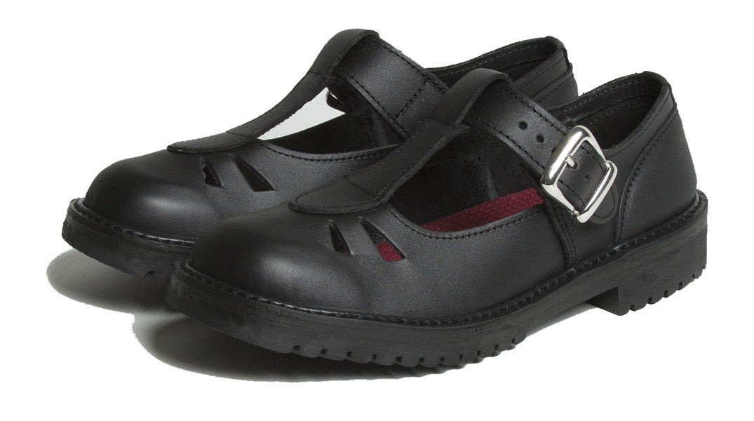Mckinlay Kristen Black Leather Shoe – GR8 Gear