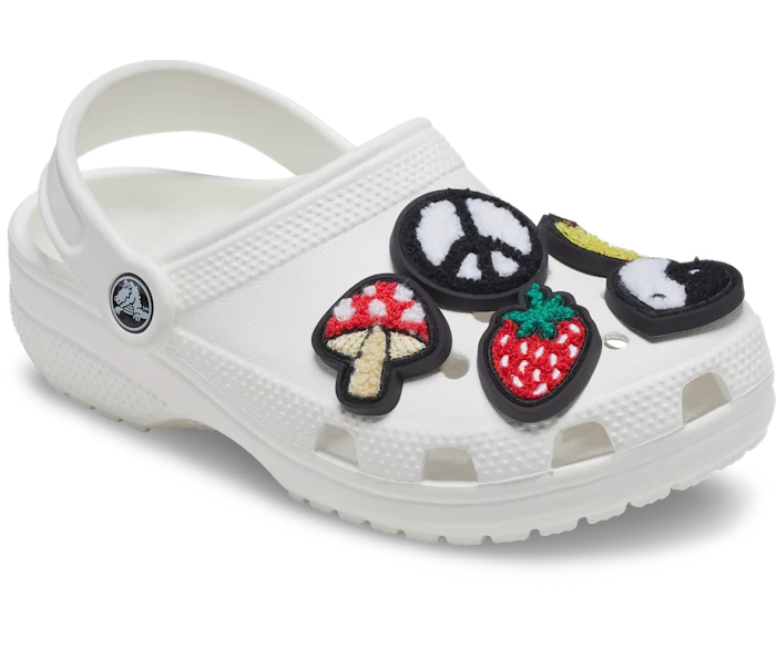 Crocs Jibbitz Peace and Love Tufted Patch 5 Pack – GR8 Gear